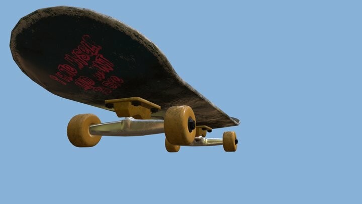 ArtStation - Haters skate board