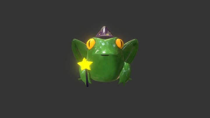 ArtStation - Wizard Frog