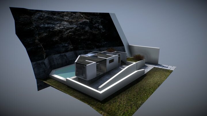 ArtStation - Rock house