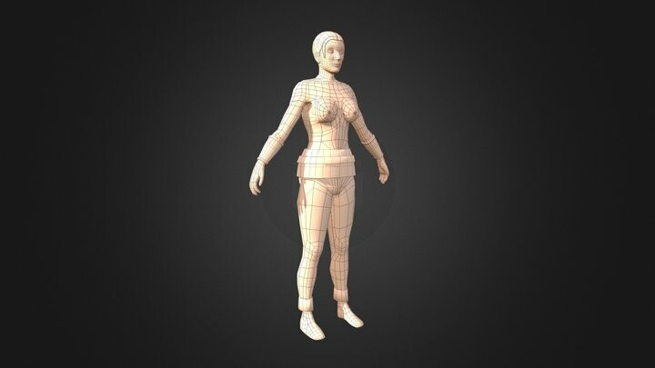 ArtStation - Female Character model