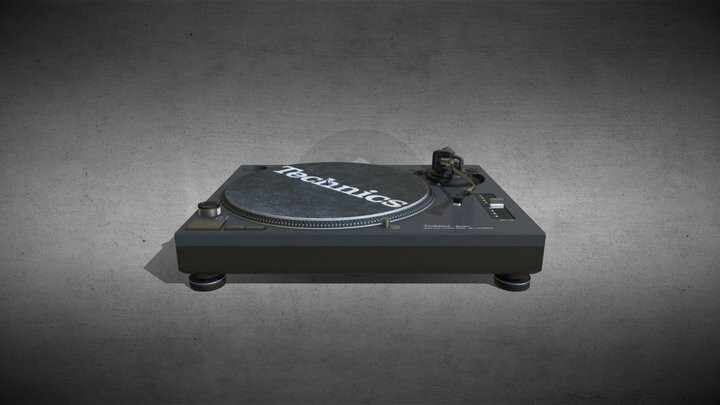 ArtStation - Technics SL-1210 MK2 LowPoly