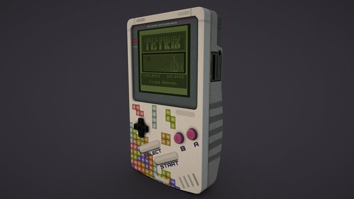 ArtStation - Gameboy - Challenge (Sketchfab)