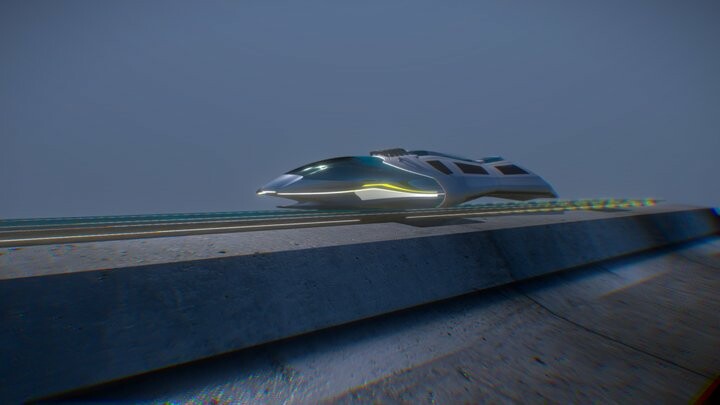 ArtStation - Cyber Speed-train