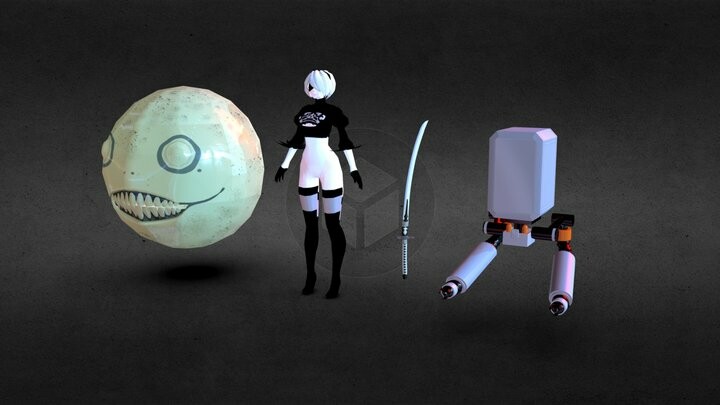 ArtStation - Nier Automata models