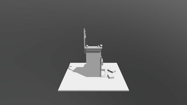 ArtStation - Lectern With Books