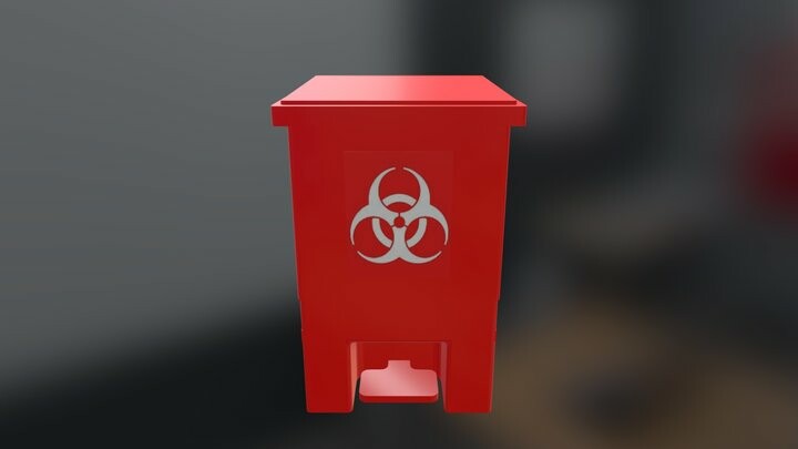 ArtStation - Hazard Waste Bin