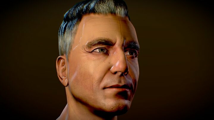 ArtStation - Likeness Sculpt - Daniel Day Lewis