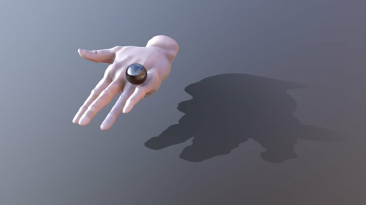 ArtStation - Hand with ball animation