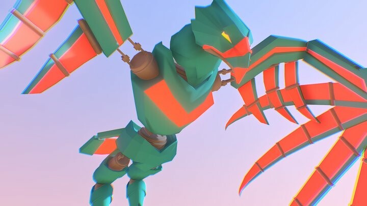 ArtStation - Mechanical Bird Boss Character