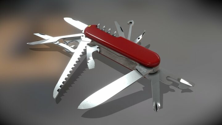 ArtStation - Multitool knife