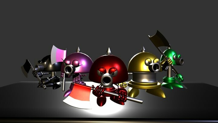 ArtStation - Super Mario RPG - Axem Rangers Squad!