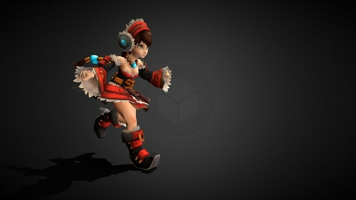 ArtStation - 3D RPG player character female