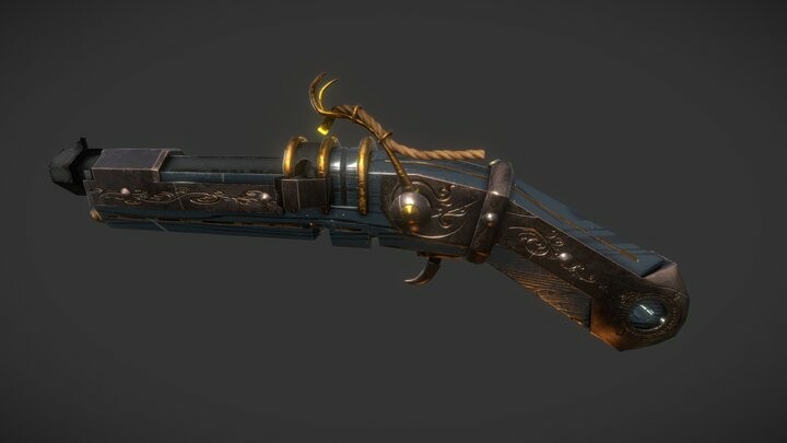 ArtStation - Merchant's Matchlock Pistol