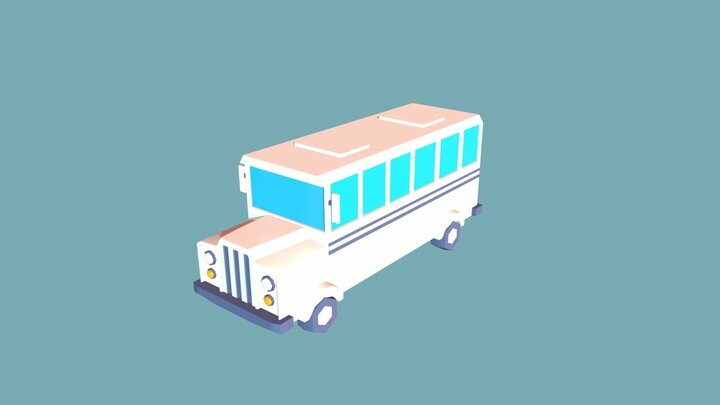 ArtStation - school bus