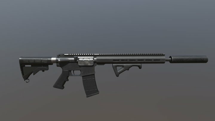 ArtStation - M4 Rifle