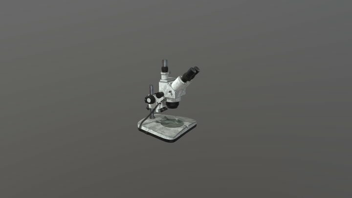 ArtStation - Microscope Vintage Textured
