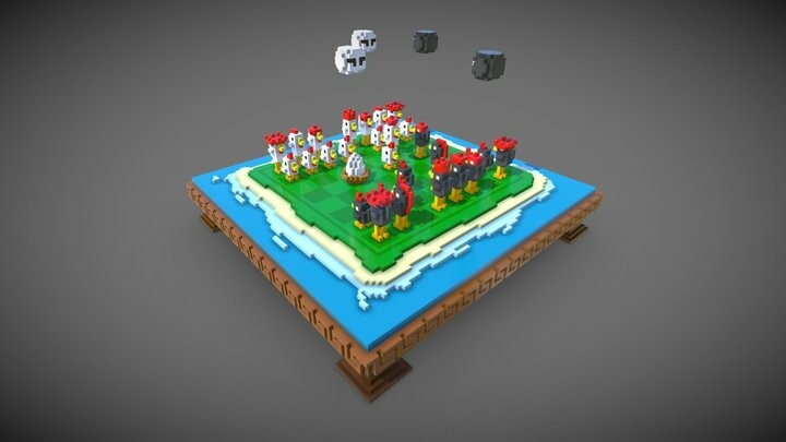 ArtStation - Chicken Chess