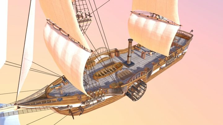 ArtStation - Steam Ship