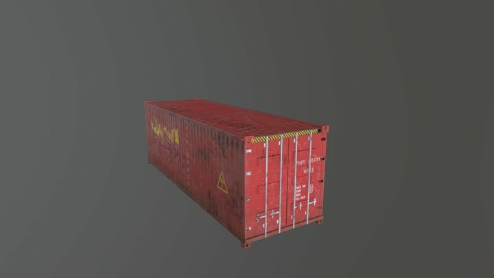 ArtStation - container low poly for free