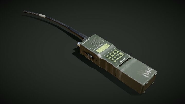 ArtStation - Worn PRC 152 Handheld Radio - Project Breakdown