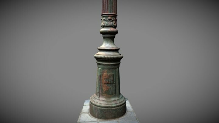 ArtStation - Street lamp post