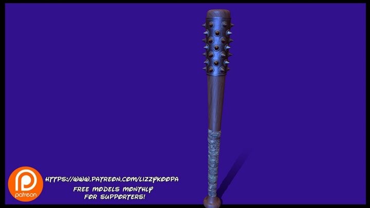 ArtStation - Spiked bat