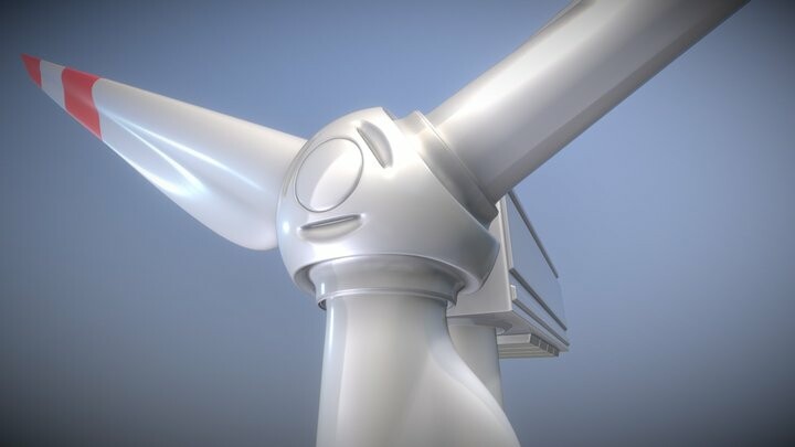 ArtStation - Animated Wind Turbin 2 - High-Poly Version