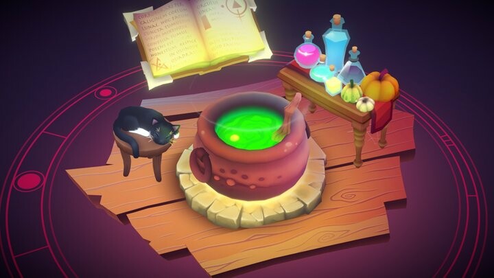 ArtStation - The Witch's Cauldron