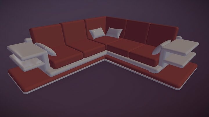 ArtStation - Party Lounge Sofa