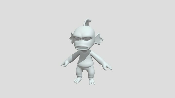 ArtStation - Fishman Model WIP