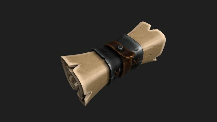 ArtStation - Stylized Scroll