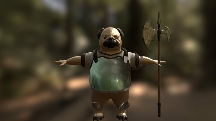 ArtStation - Pug Soldier