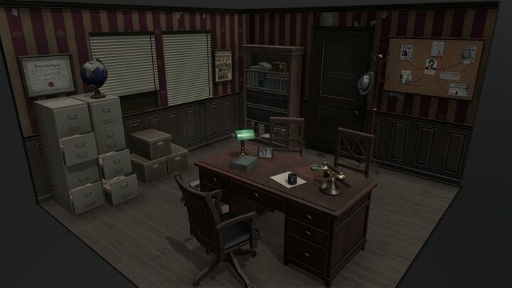 ArtStation - Private Investigator Office
