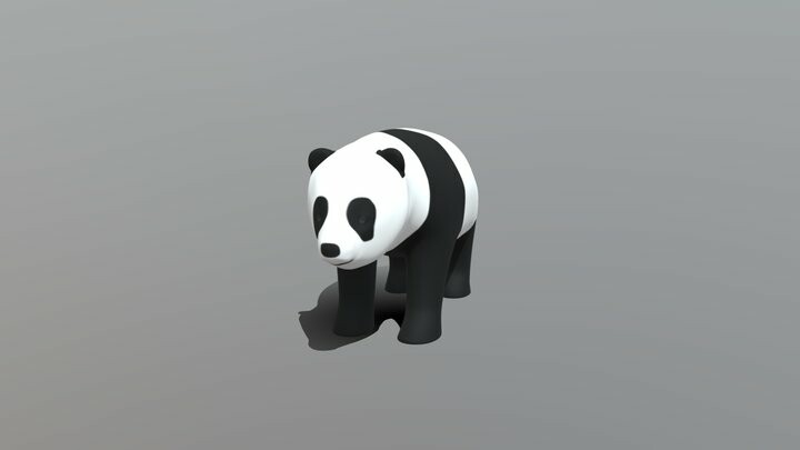 chroma 3D - Cartoon Panda Bear