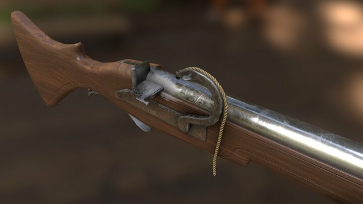 ArtStation - Matchlock Musket