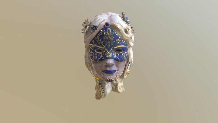 ArtStation - Mask design (with 3D model and texture)