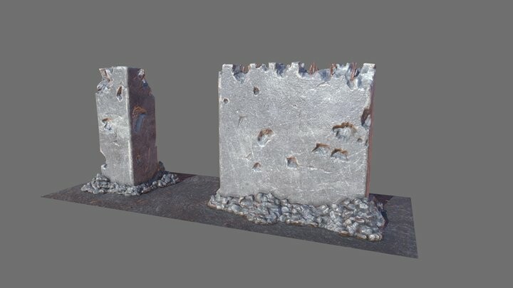 ArtStation - Ruined Wall