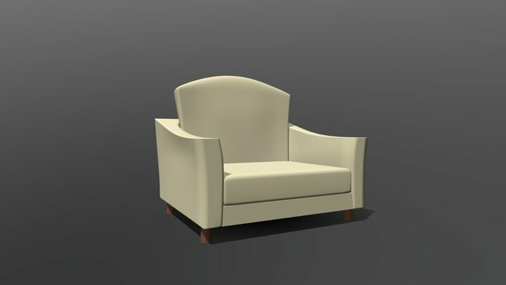 chroma 3D - Cartoon Armchair