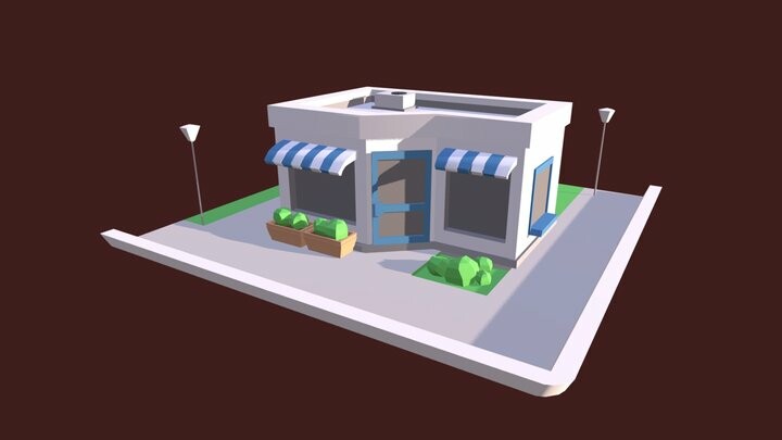 ArtStation - Low Poly Store