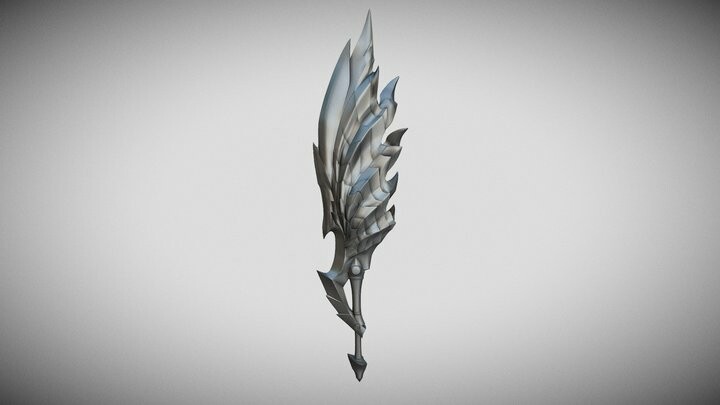 ArtStation - Monster Hunter: World Glavenus Greatsword HD (Hard Surface ...