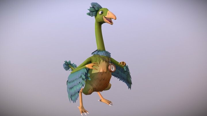 ArtStation - Dino bird
