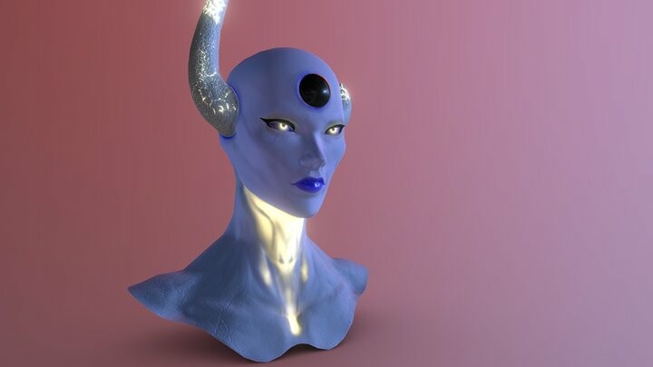 ArtStation - Moon demon