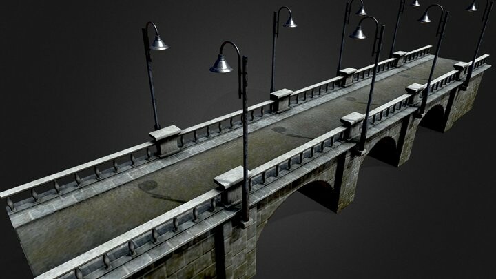 ArtStation - Stone Bridge [Tutorial Included]