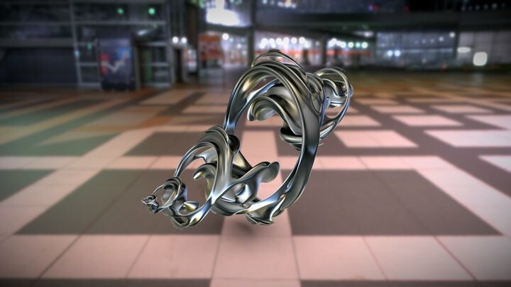 ArtStation - Julia Quaternion Fractal