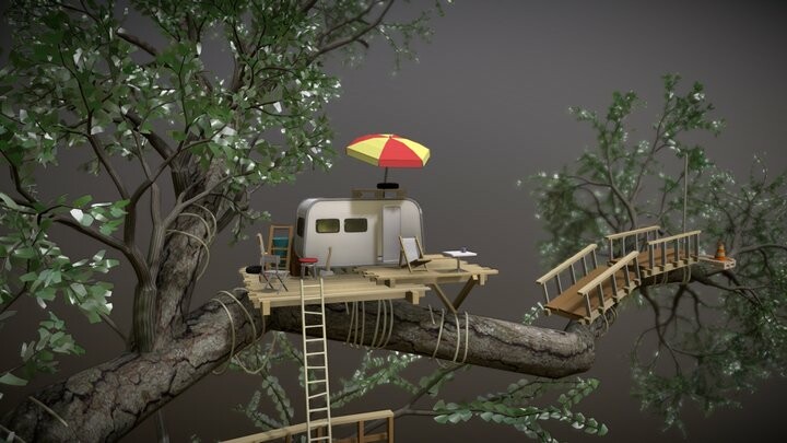ArtStation - Treehouse_draft