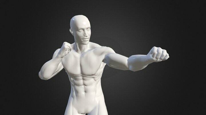 ArtStation - 3D Male Character GameRes and Posed
