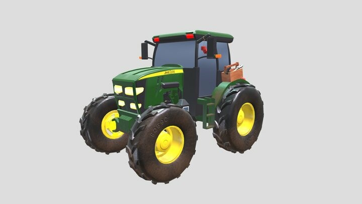 ArtStation - Tractor Model