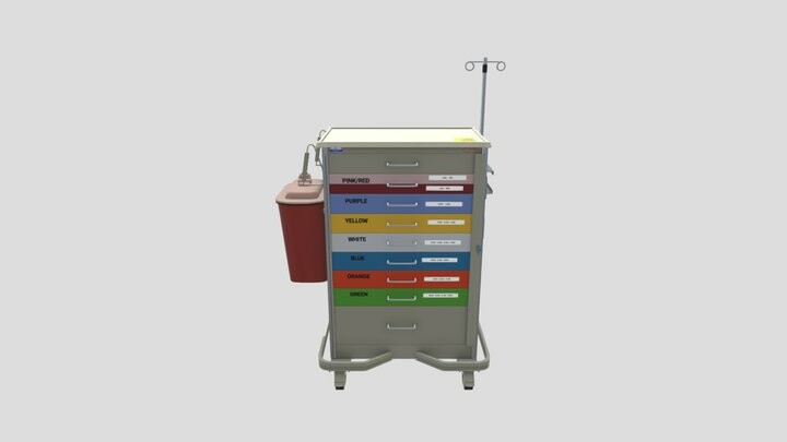 ArtStation - Pediatric Code Cart for VR