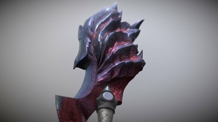 ArtStation - MHW Iceborne Glavenus Greatsword