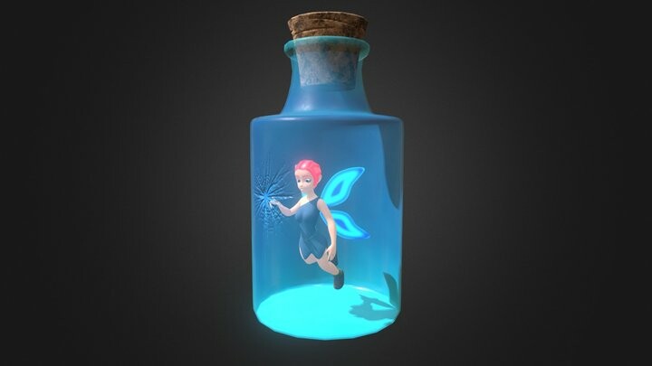 ArtStation - fairy bottle